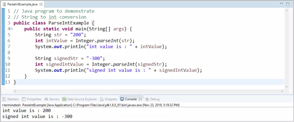 Convert String To Integer Java Ladegfish